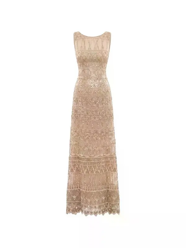 SAIID KOBEISY Embellished Maxi Dress
