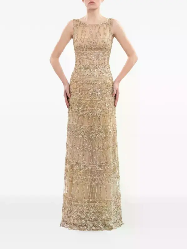 SAIID KOBEISY Embellished Maxi Dress
