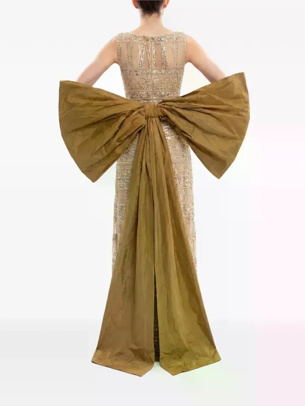 SAIID KOBEISY Oversized Bow Cape