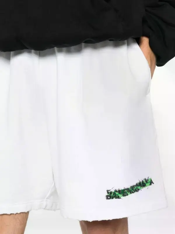 Balenciaga Logo-print Pocket Shorts