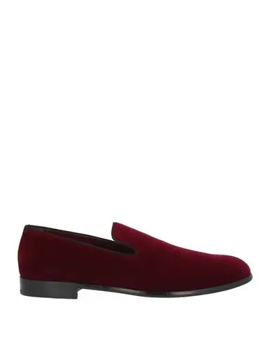 Dolce & Gabbana Loafers Burgundy Size Cotton - Red