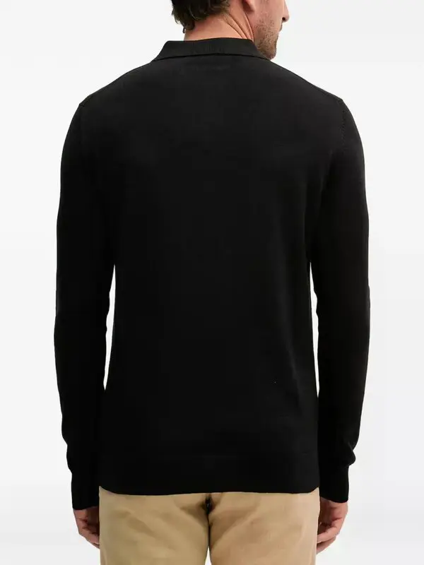 Karl Lagerfeld Logo-embroidered Polo Shirt