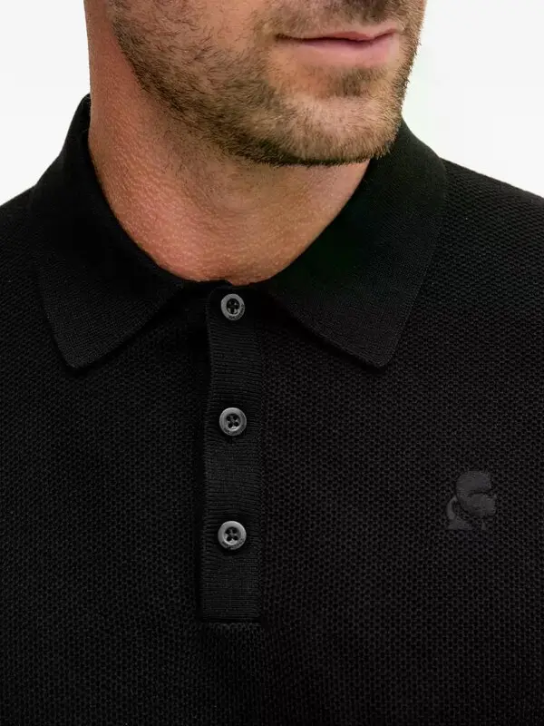 Karl Lagerfeld Logo-embroidered Polo Shirt