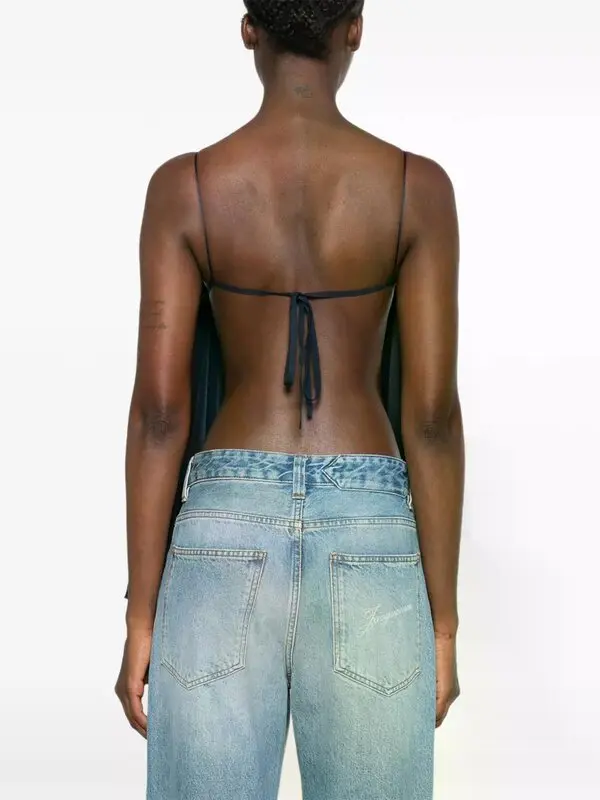 Jacquemus Le Haut Voile Pleated Top
