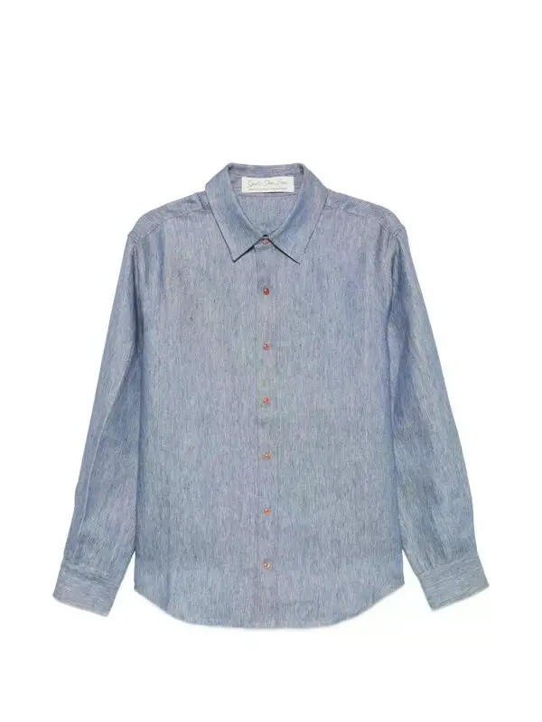 GOD'S TRUE CASHMERE Denim Linen Shirt