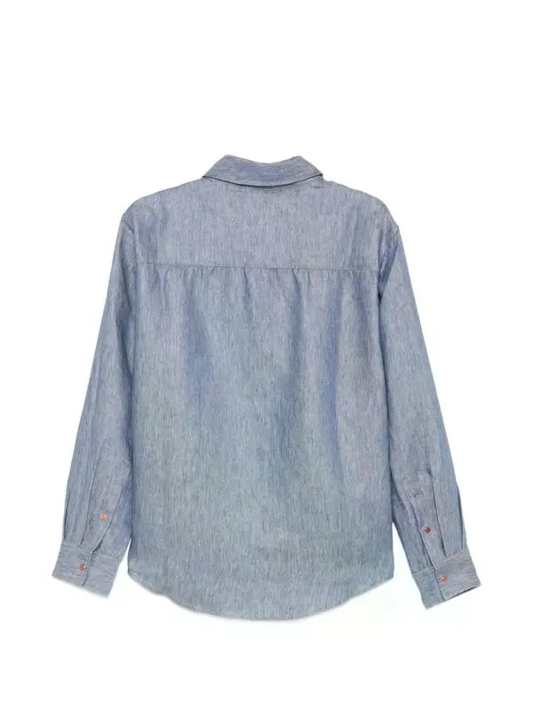 GOD'S TRUE CASHMERE Denim Linen Shirt