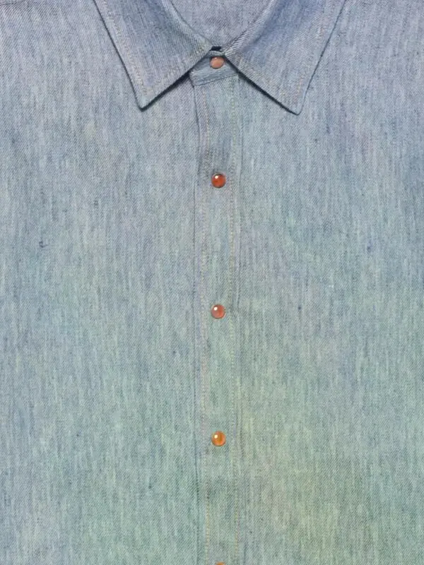 GOD'S TRUE CASHMERE Denim Linen Shirt