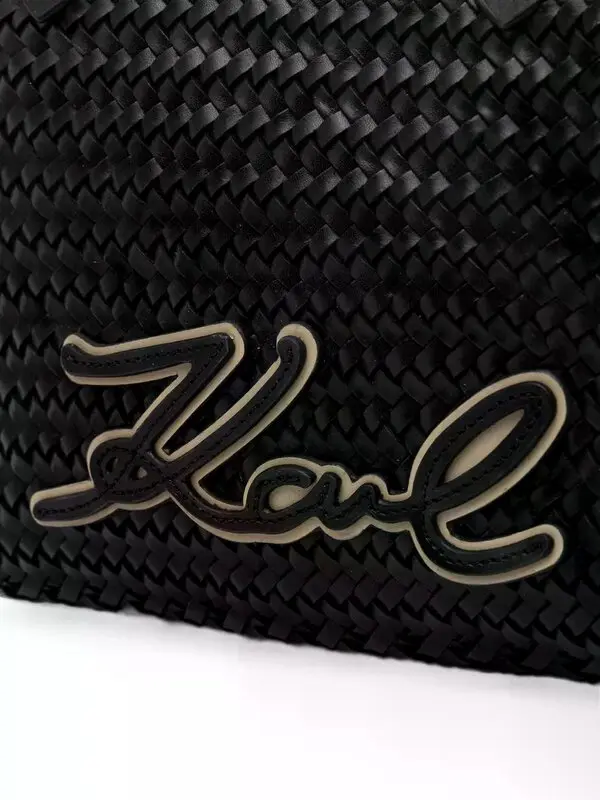 Karl Lagerfeld K/signature Braided Tote Bag