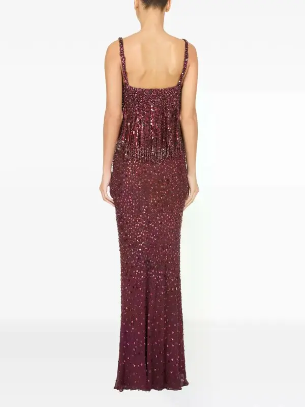 Jenny Packham Iris Sequin Embellished Dress