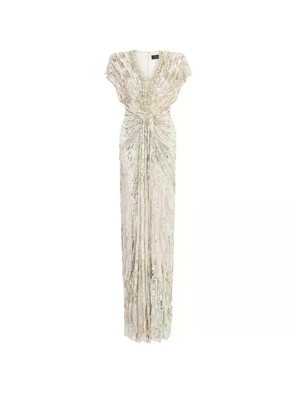 Jenny Packham Lacie Sequin Embellished Gown
