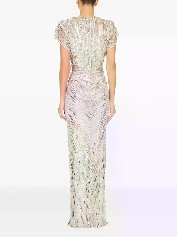 Jenny Packham Lacie Sequin Embellished Gown