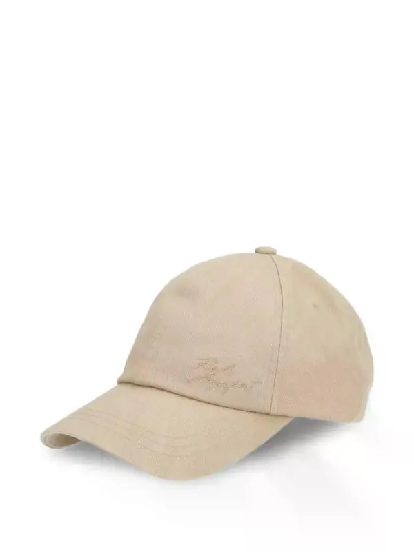Karl Lagerfeld Logo Embroidered Baseball Cap