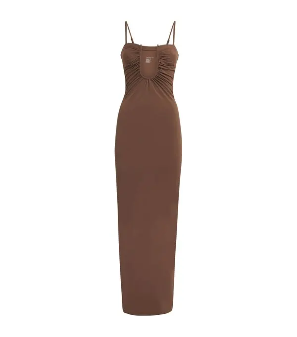 Christopher Esber Arched Maxi Dress With Plunging Neckline