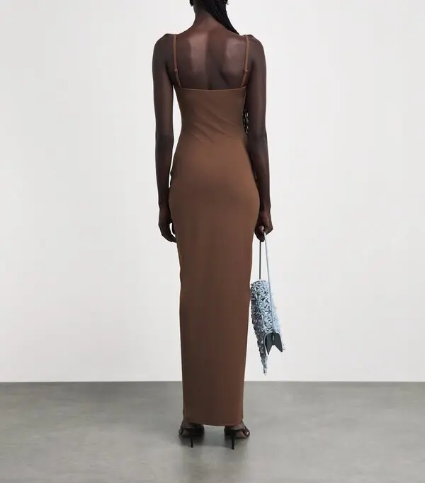 Christopher Esber Arched Maxi Dress With Plunging Neckline