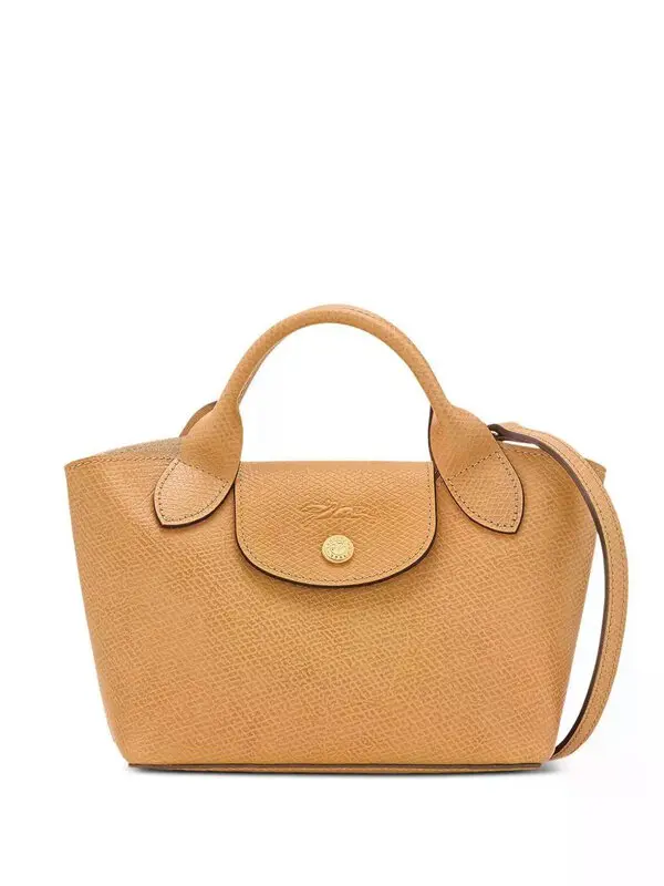 Longchamp Pure Textured Leather Tote Bag