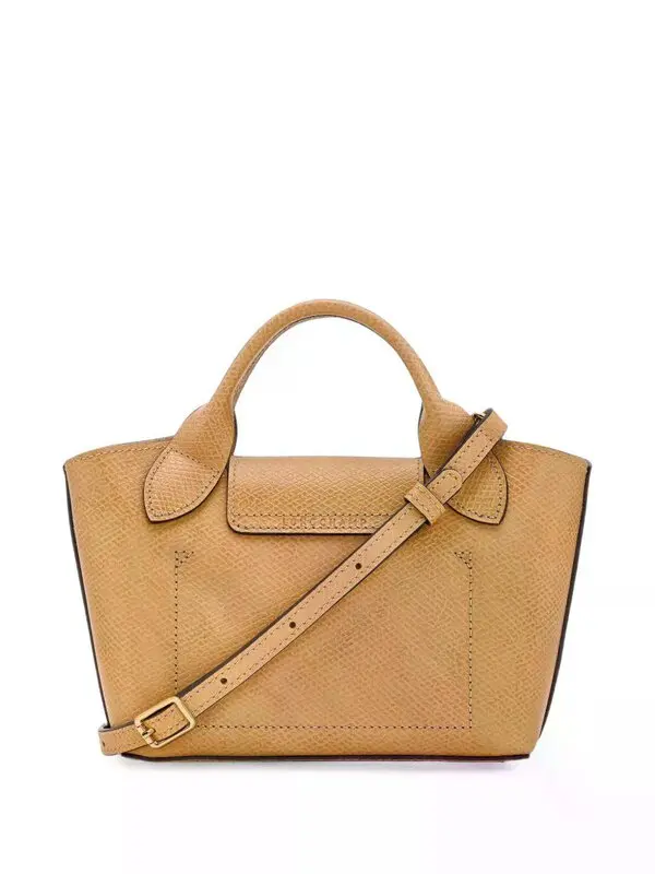 Longchamp Pure Textured Leather Tote Bag