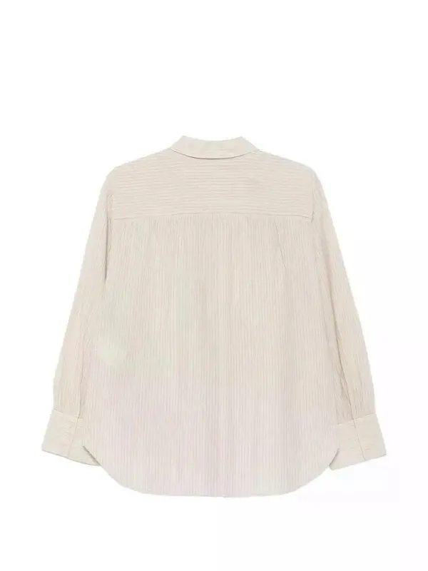 Marc O'polo Beige Pinstripe Shirt - Neutrals