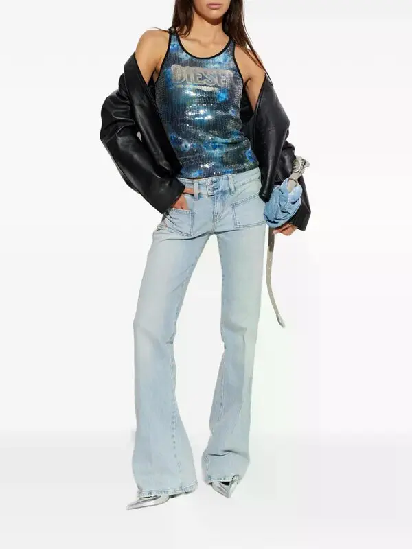 DIESEL® D-hush Patch-pocket Jeans