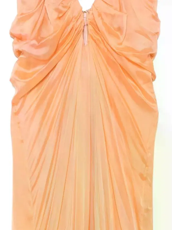 Raquel Diniz Samba Ruched Spaghetti-strap Dress