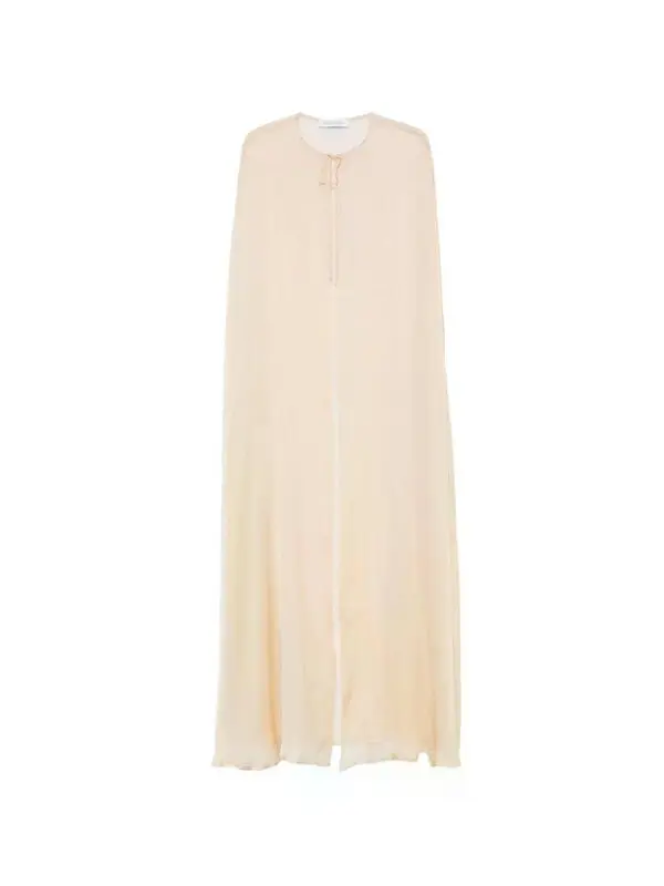 Raquel Diniz Semi-sheer Cape - Neutrals