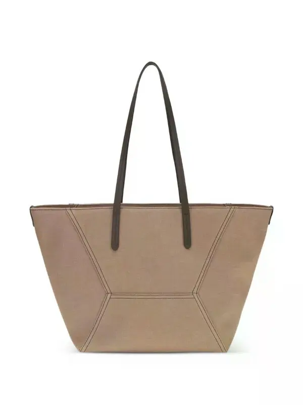 Brunello Cucinelli Monili Embellished Tote Bag - Neutrals