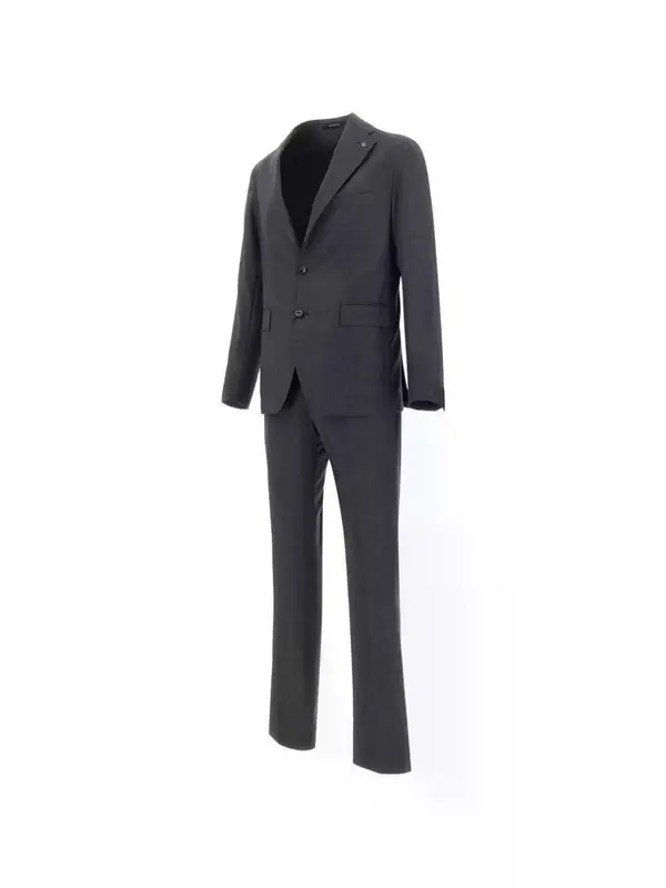 Tagliatore Peak-lapel Wool Suit