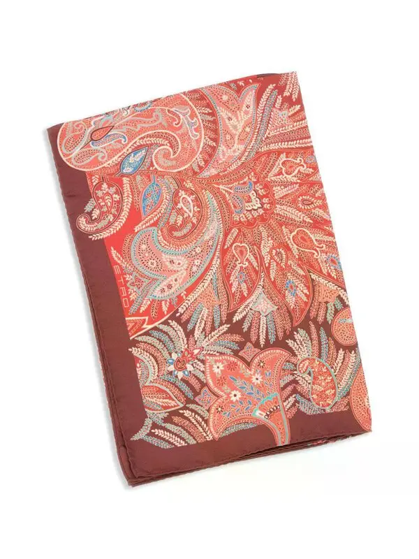 Etro Paisley-print Silk Scarf