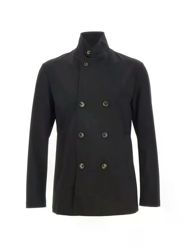 MONTECORE Aerotwill Double-breasted Jacket - Black
