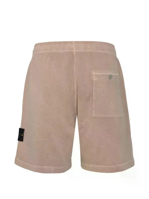 Stone Island Logo Patch Drawstring Shorts - Neutrals
