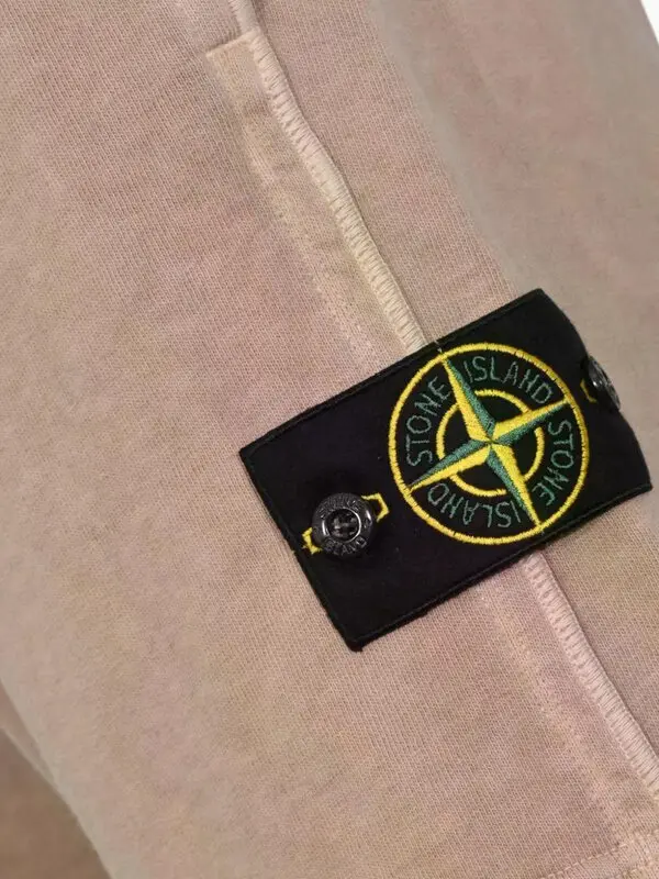 Stone Island Logo Patch Drawstring Shorts