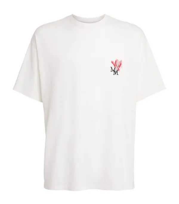 MAISON MARGIELA Cotton Embroidered Logo T-shirt