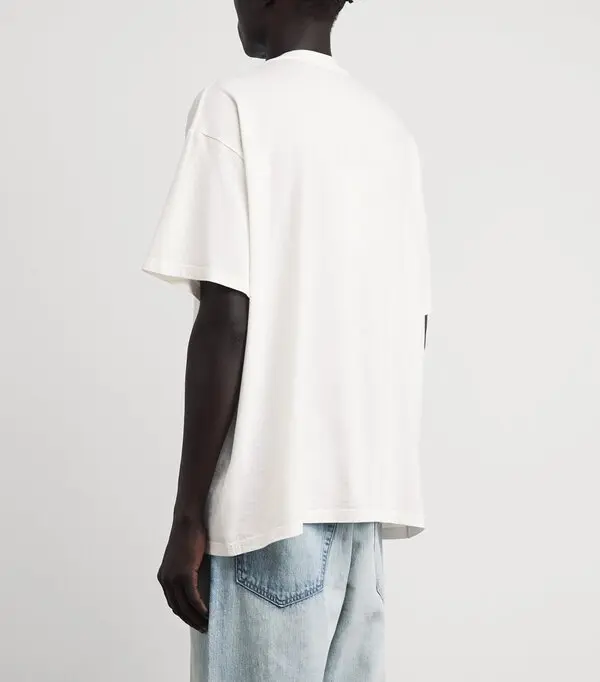 MAISON MARGIELA Cotton Embroidered Logo T-shirt