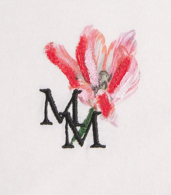 MAISON MARGIELA Cotton Embroidered Logo T-shirt