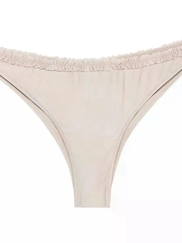 Frankies Bikinis Kate Ruffled Bikini Bottoms