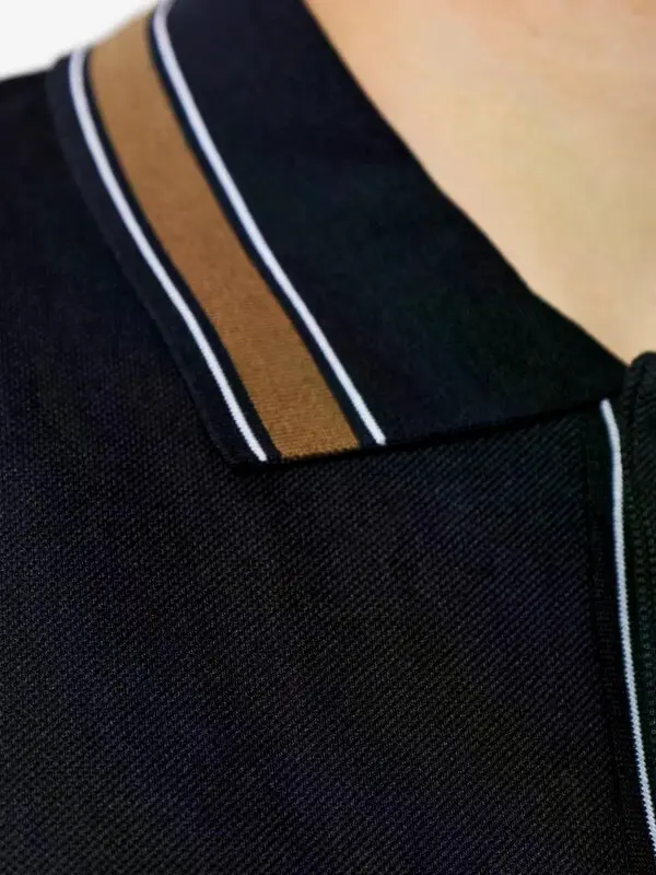 FERRAGAMO Tipped-trim Polo Shirt