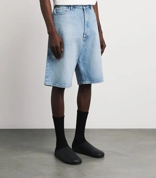 Studio Nicholson Wide-leg Denim Shorts