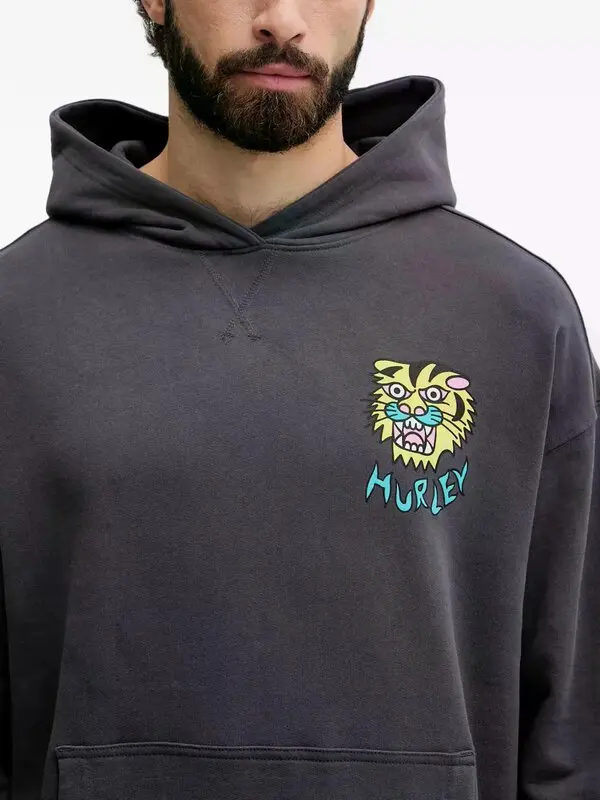 Hurley Tiger Print Hoodie