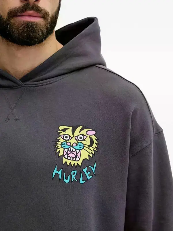 Hurley Tiger Print Hoodie
