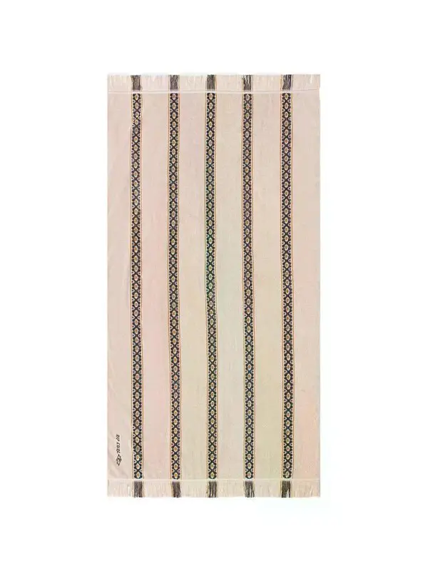 Rip Curl Geometric-pattern Fringed Beach Towel