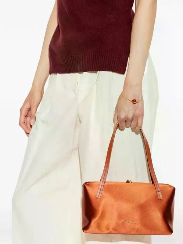 JIL SANDER Goji Pillow Small Shoulder Bag - Brown
