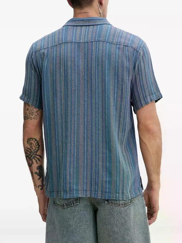 Hurley Vertical-stripe Chest-pocket Shirt