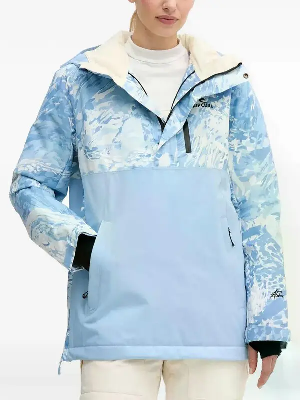 Rip Curl Anti-series Abstract Print Ski Jacket - Blue