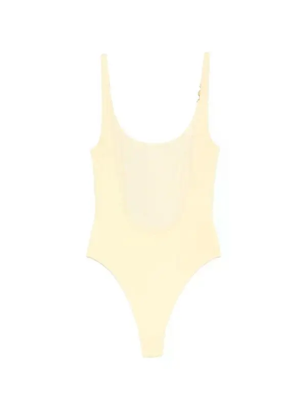 Versace Medusa Head Hardware Swimsuit - Yellow