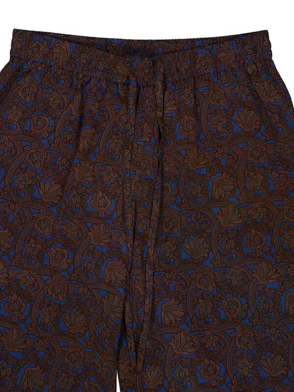 Matteau Paisley Print Drawstring Trousers