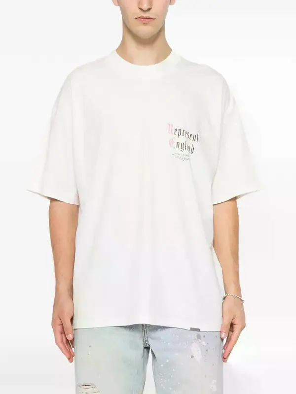 REPRESENT Logo-print Short-sleeve T-shirt