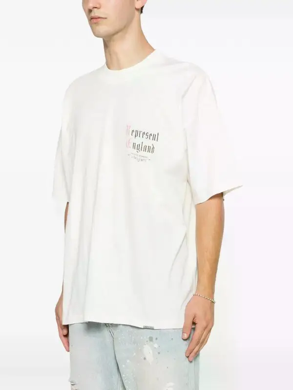 REPRESENT Logo-print Short-sleeve T-shirt