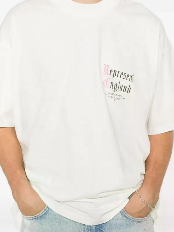REPRESENT Logo-print Short-sleeve T-shirt