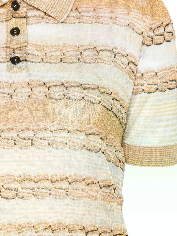 Missoni Striped Polo Top