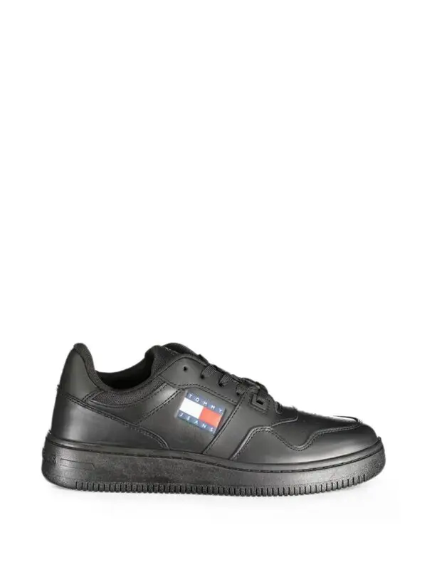 Tommy Hilfiger Logo Patch Sneakers - Black