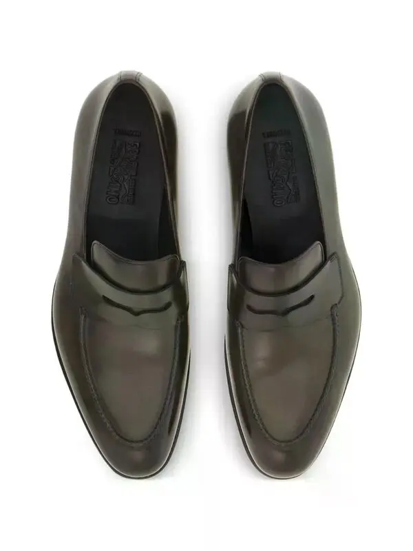 FERRAGAMO Tramezza Penny Loafers